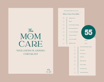 Mom Self-care Checklist Instant Printable - Etsy