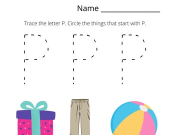 Script Letter P | Etsy