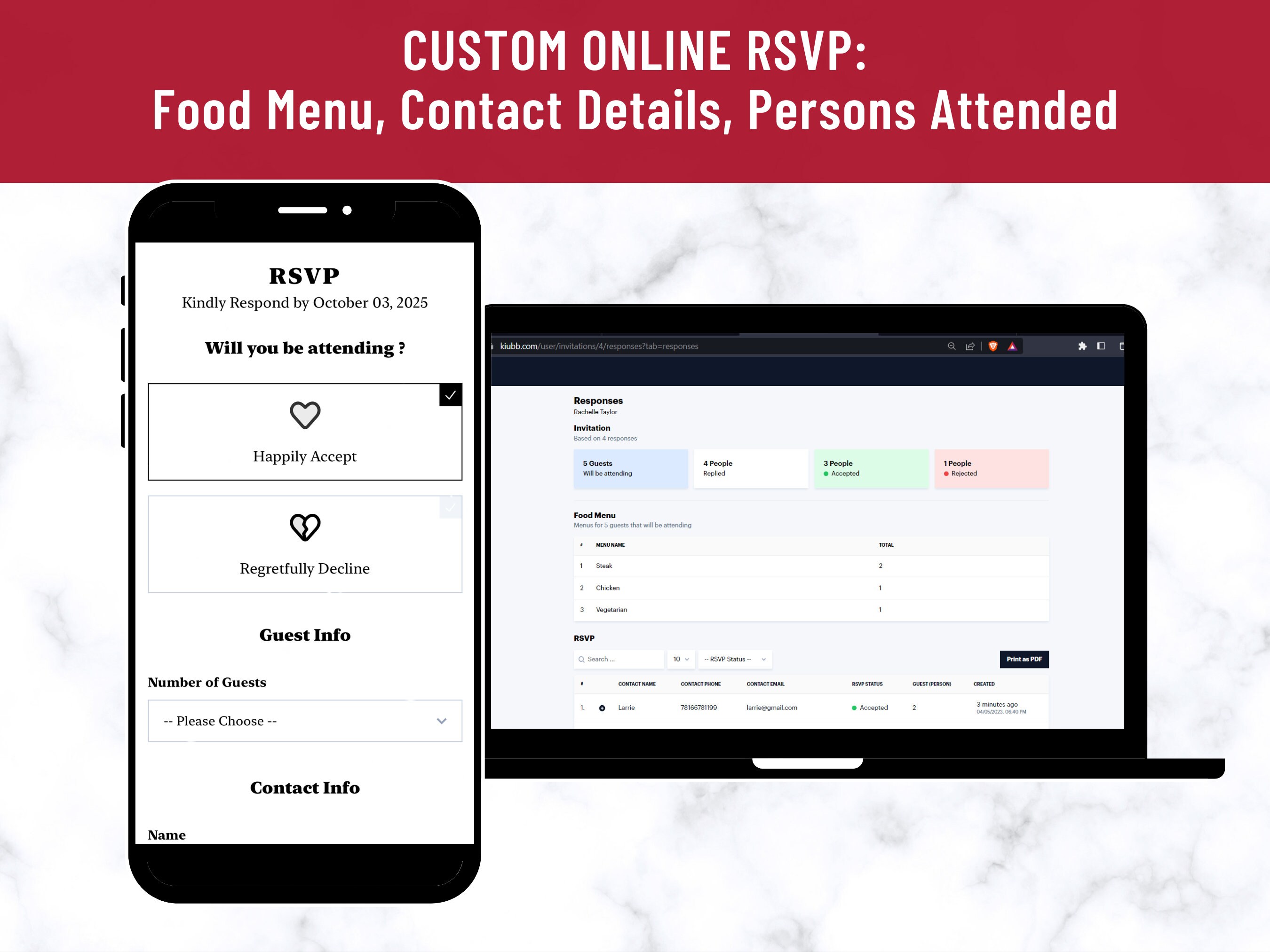 MUSICAL Boho Red Mis Quince Website Invitation, Red Dress Princess ...