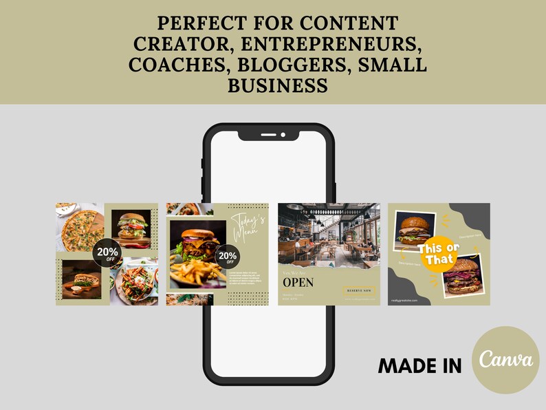 420 Animated Olive Instagram Post Templates for Restaurant, Food ...