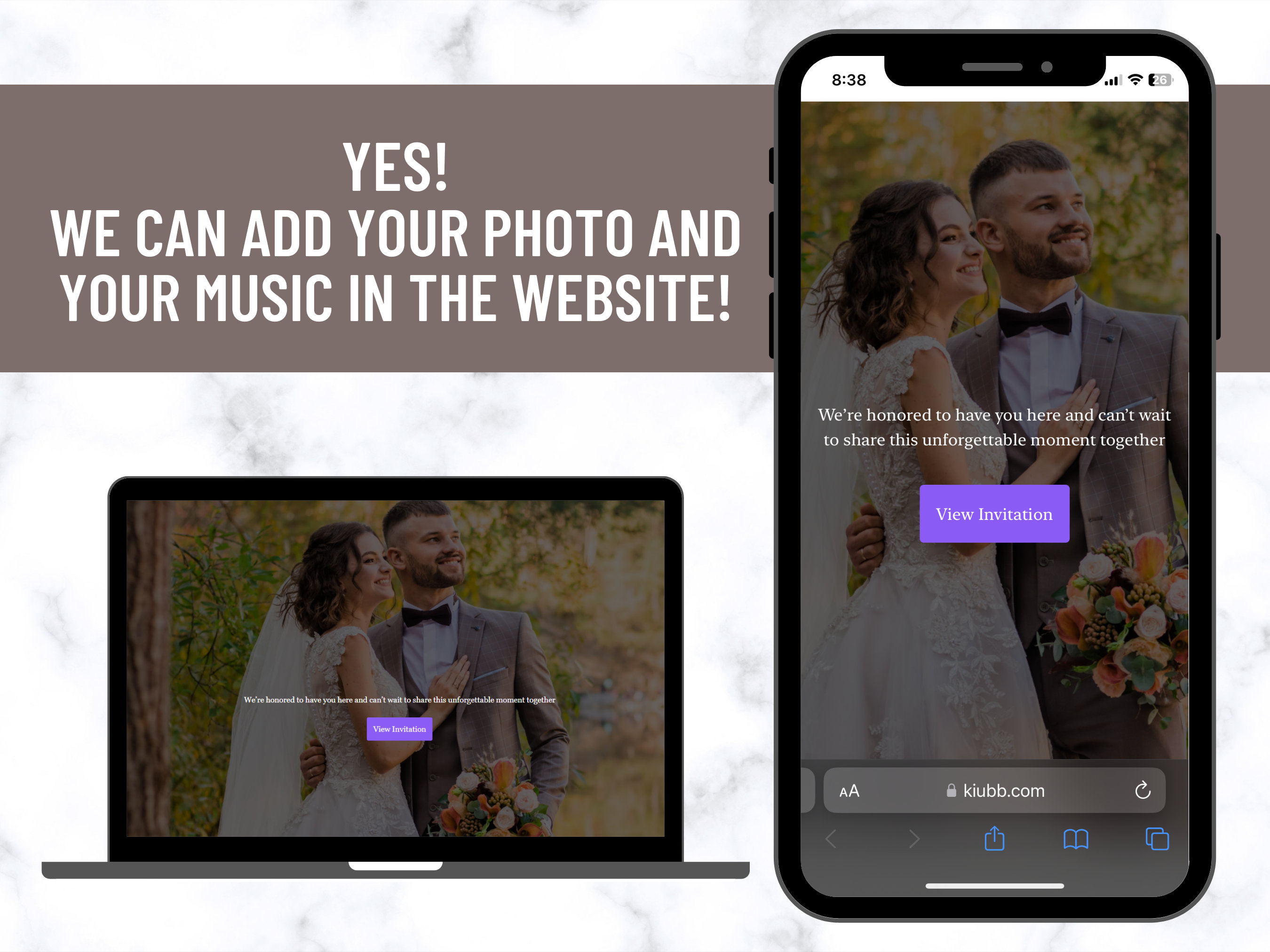 MUSICAL Elegant Boho Mis Quince Website Invitation, Black Dress ...