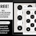 36 Instagram Puzzle Template | IG Puzzle Grid | Minimalist Black ...