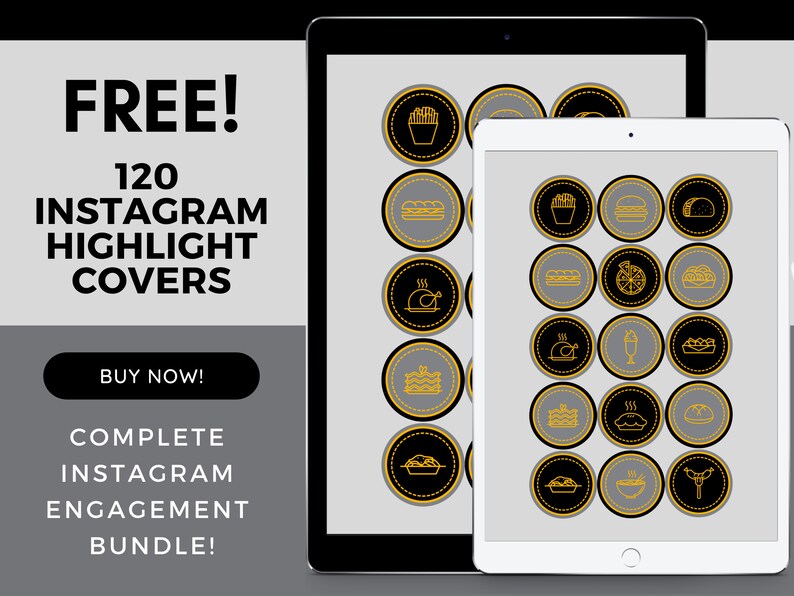 420 Animated Instagram Post Templates for Restaurant Grey - Etsy