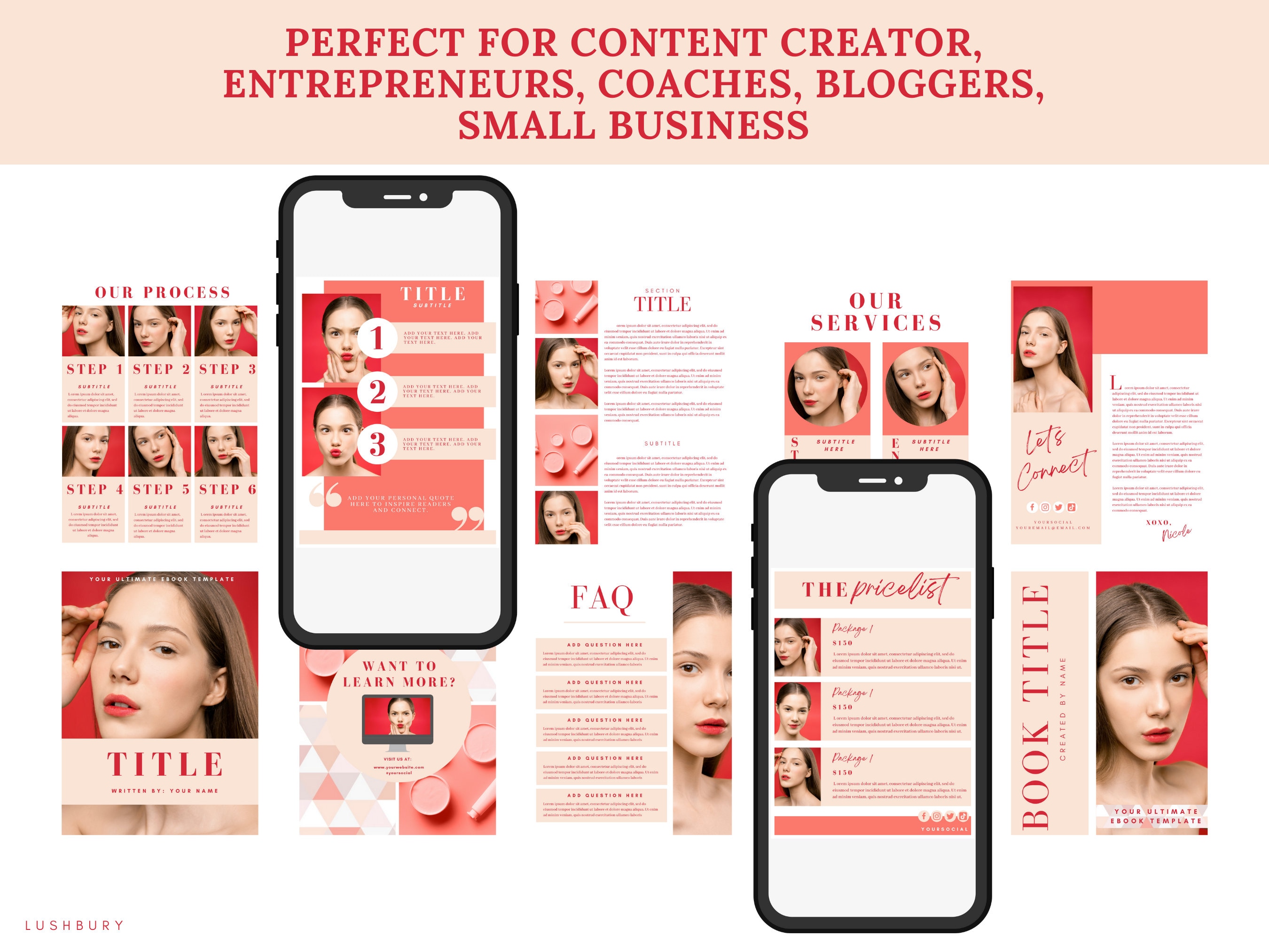 Beauty Workbook Template Canva Ebook, Skincare Ebook Cover, Workbook ...