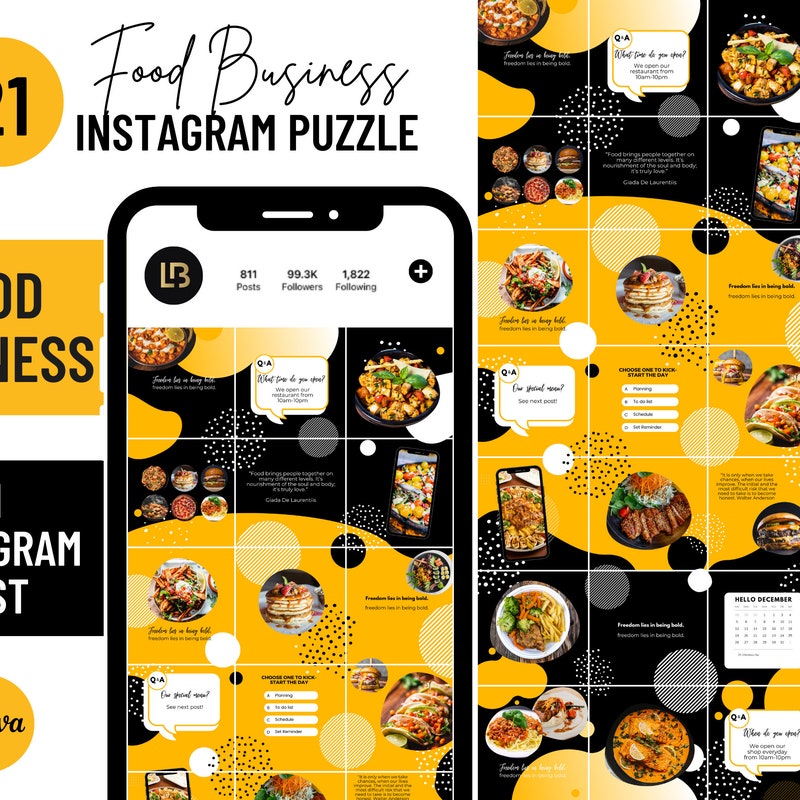 Yellow Instagram - Etsy