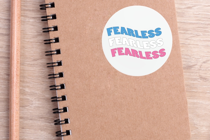 Fearless SVG PNG and Other Files Subtle Trans Pride Graphic - Etsy