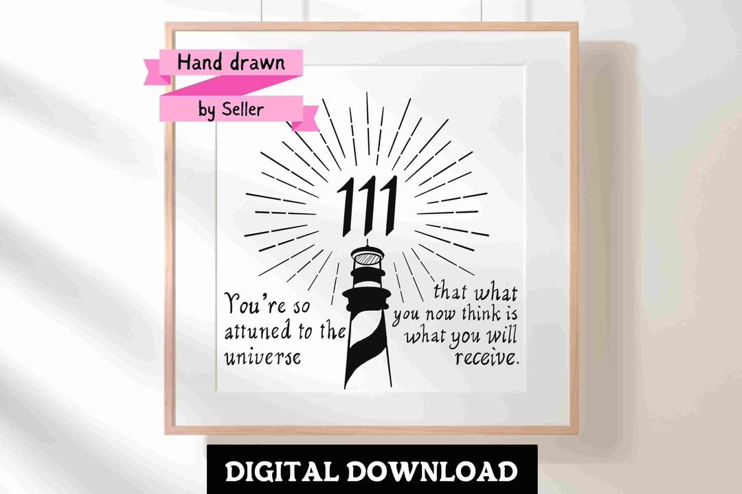 111 Angel Numbers Wall Art, Angel Number 111, Angel Numbers Hoodie or ...