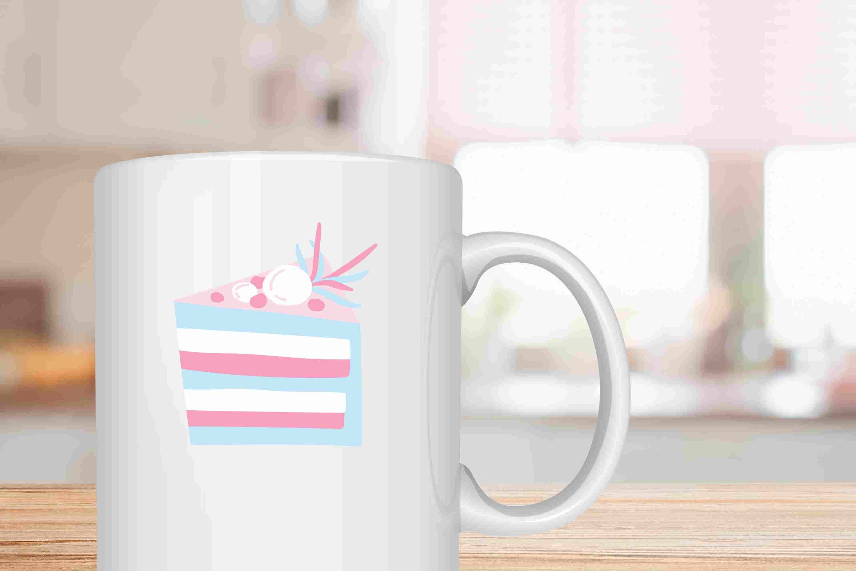 Trans Nonbinary Cake SVG PNG and Other Files Subtle Trans - Etsy