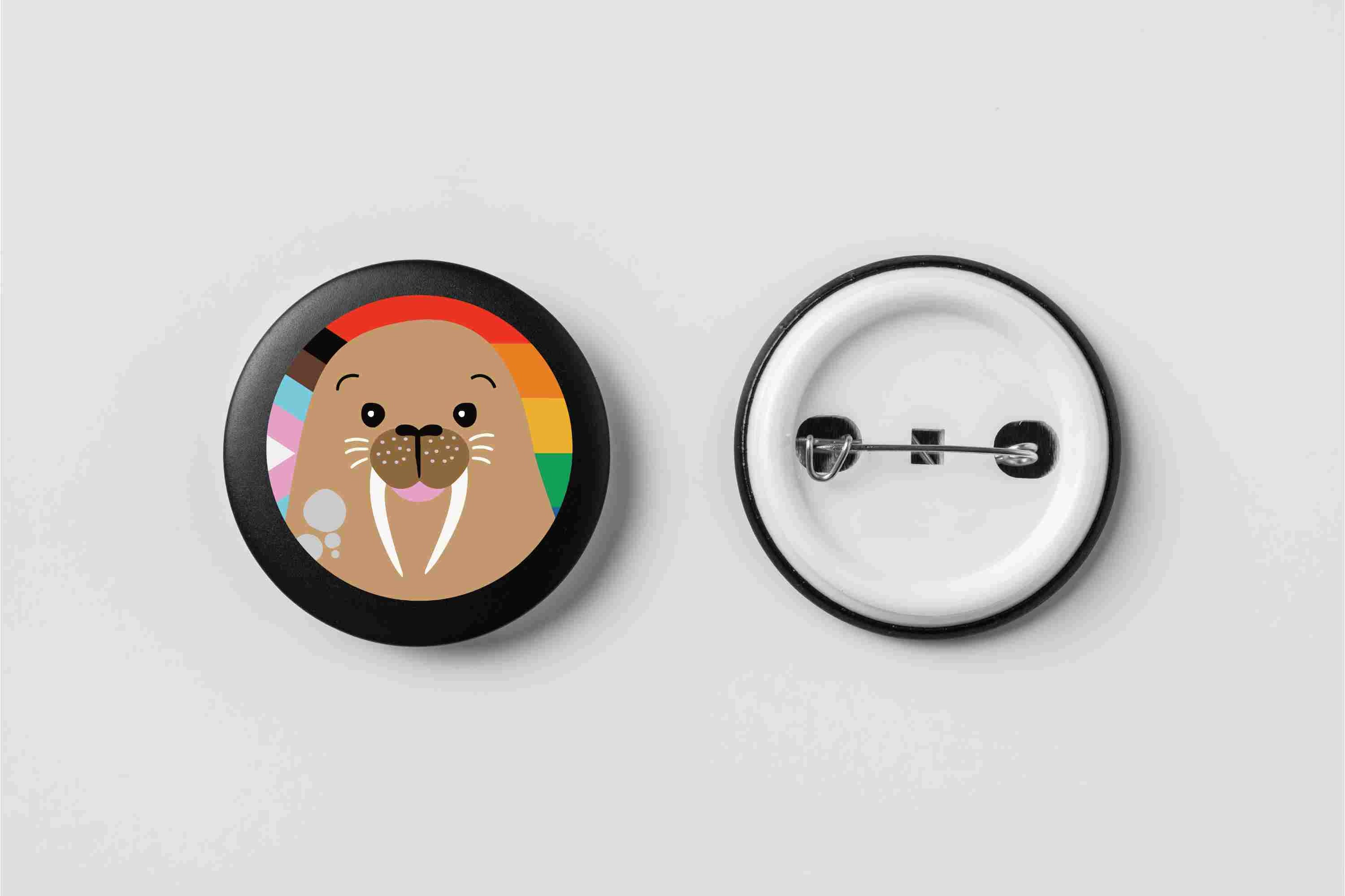 Walrus SVG With Queer Pride Flag PNG and Other Files Queer - Etsy