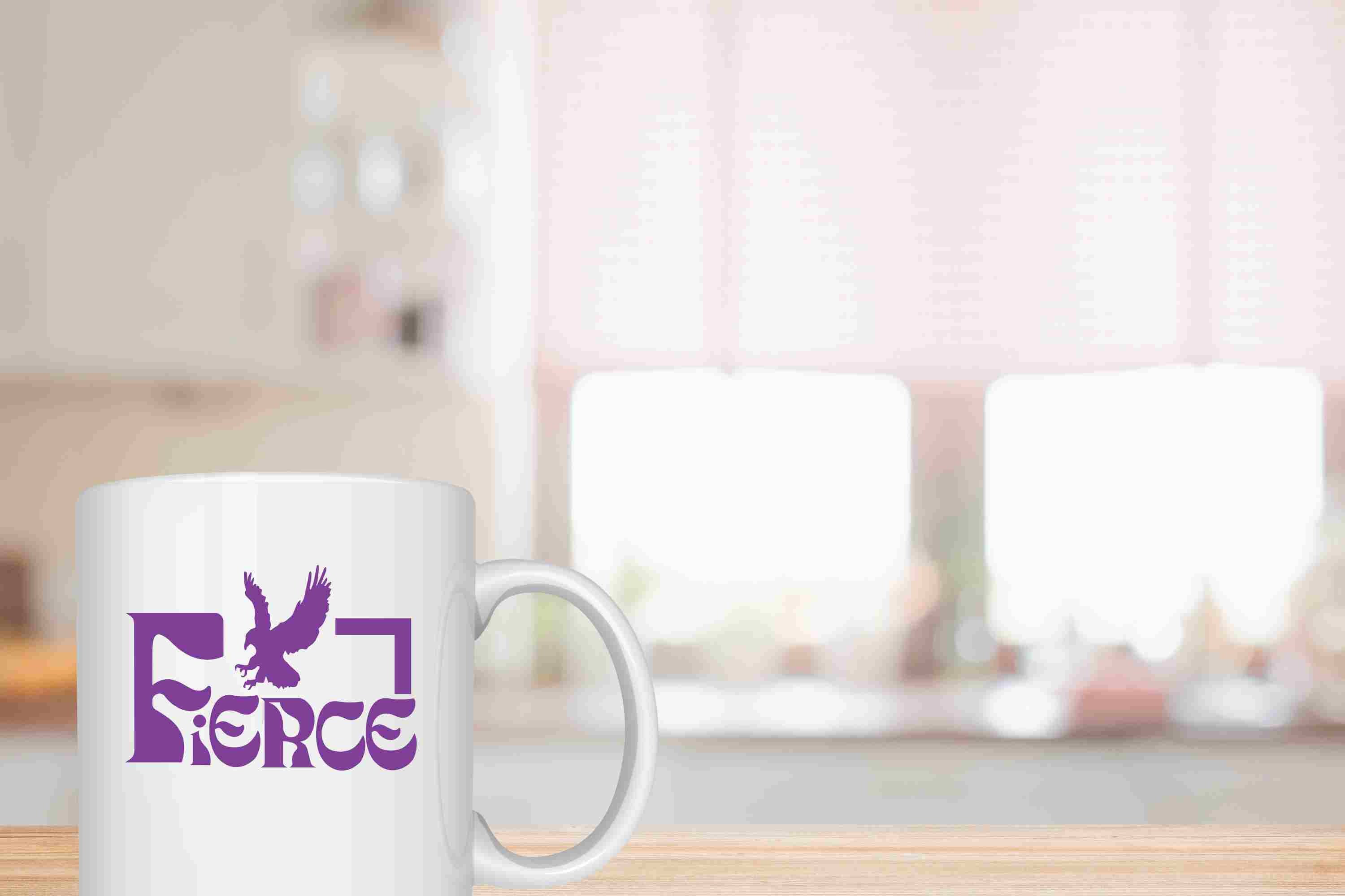 Fierce SVG in Purple, PNG and Other Files, Fierce Woman SVG, Fierce ...