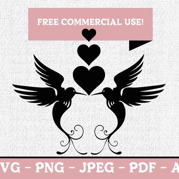 Hummingbird Clipart - Etsy