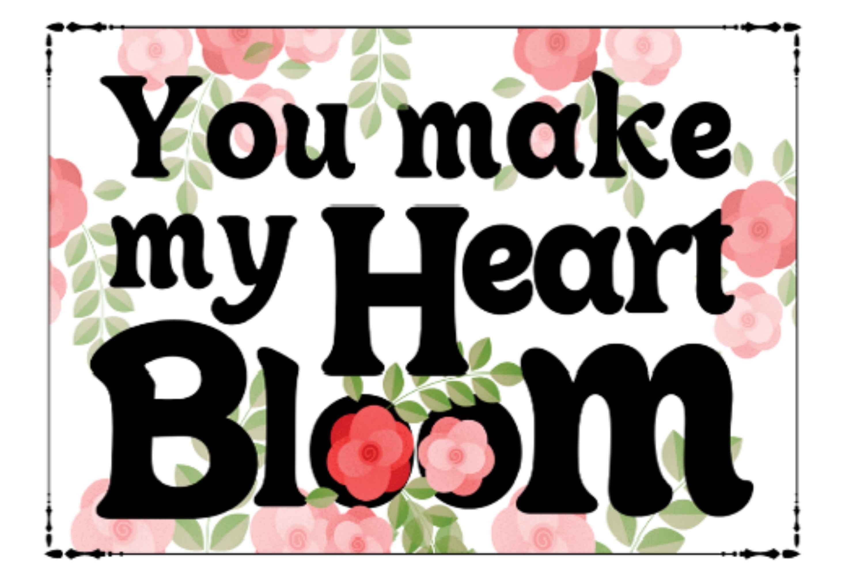 Printable Love You Card With Printable Envelope, Love Note, I Love You ...