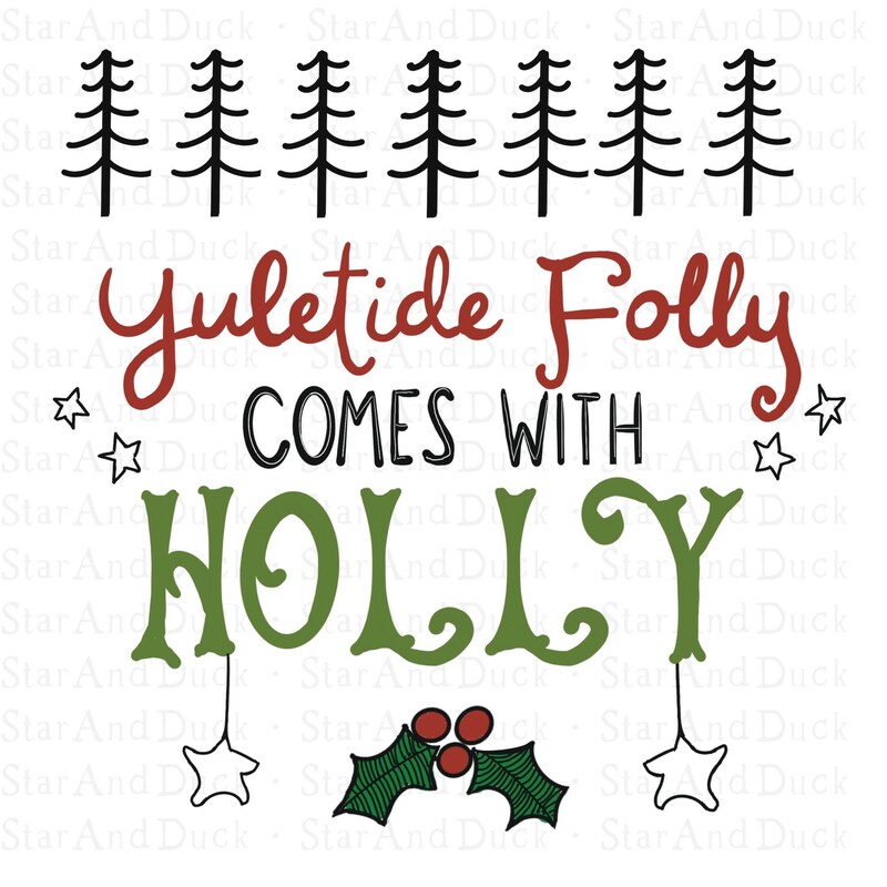 Yule Svg File - Etsy
