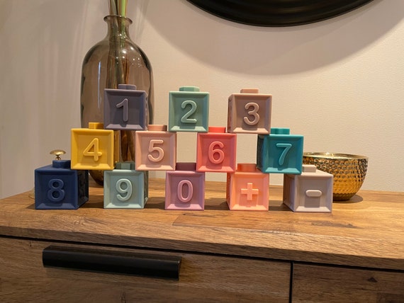 Stacking Toys Silicone Building Blocks Building Blocks - Etsy