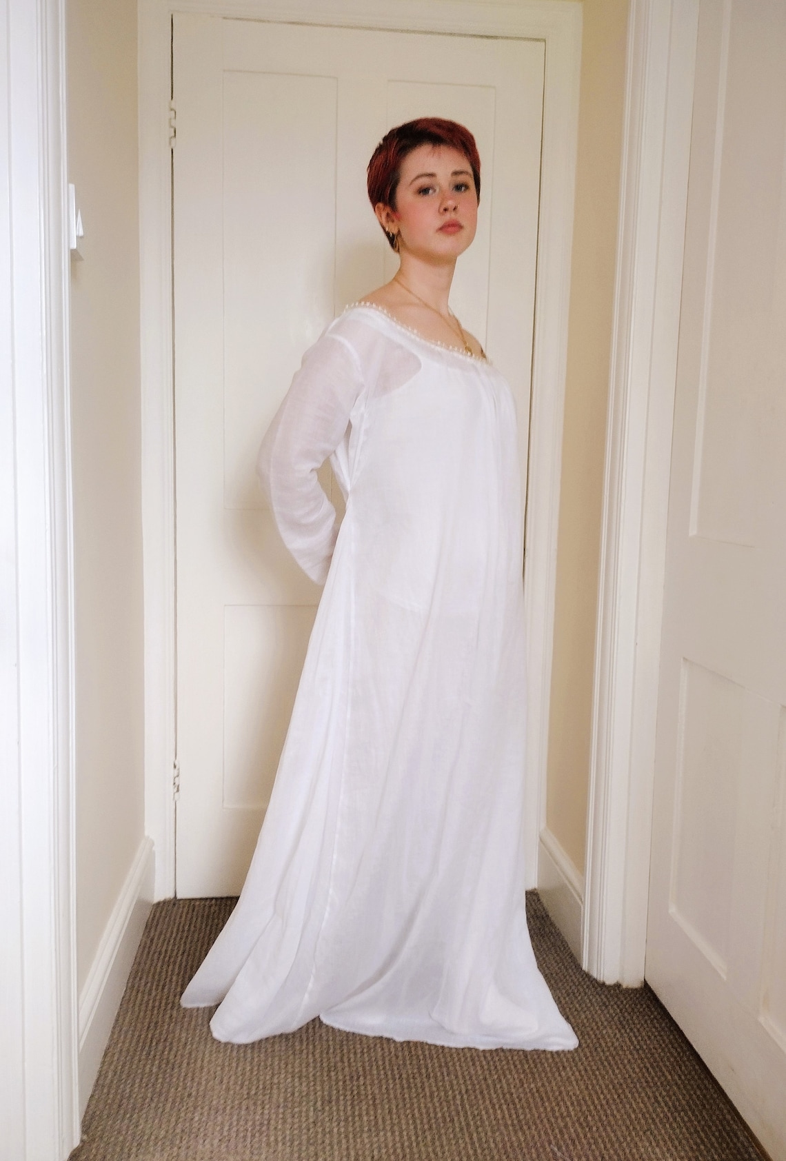 Medieval Shift, Fantasy Shift, Galadriel Shift, White Muslin Shift ...