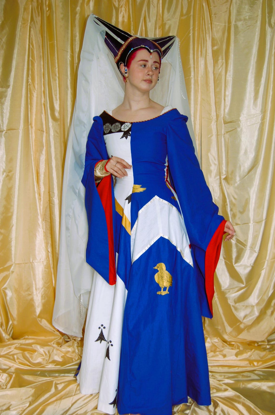 Heraldic Dress, 14thcentury Kirtle, Medieval Dress, Historical Dress ...