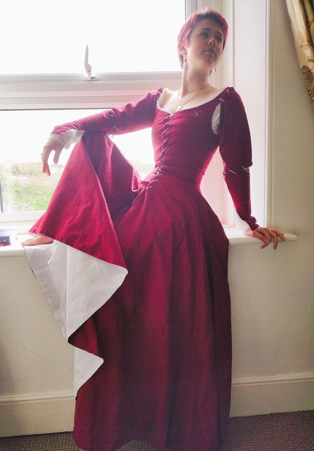 14th Century Kirtle, 14th Century Dress, Medieval Kirtle, Fantasy Dress ...