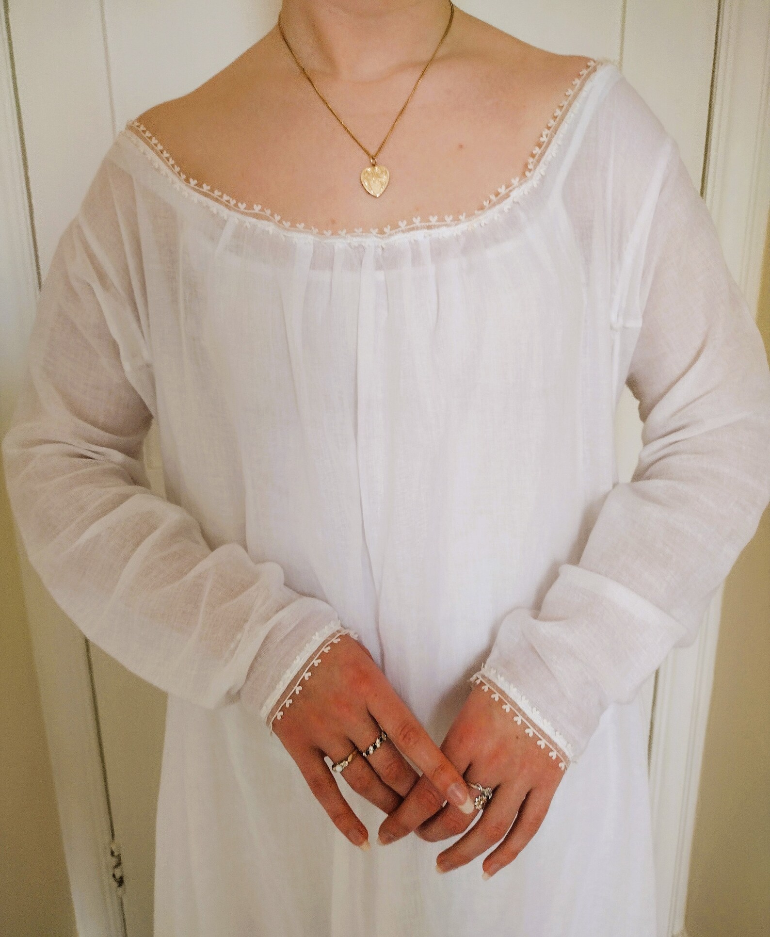 Medieval Shift, Fantasy Shift, Galadriel Shift, White Muslin Shift ...