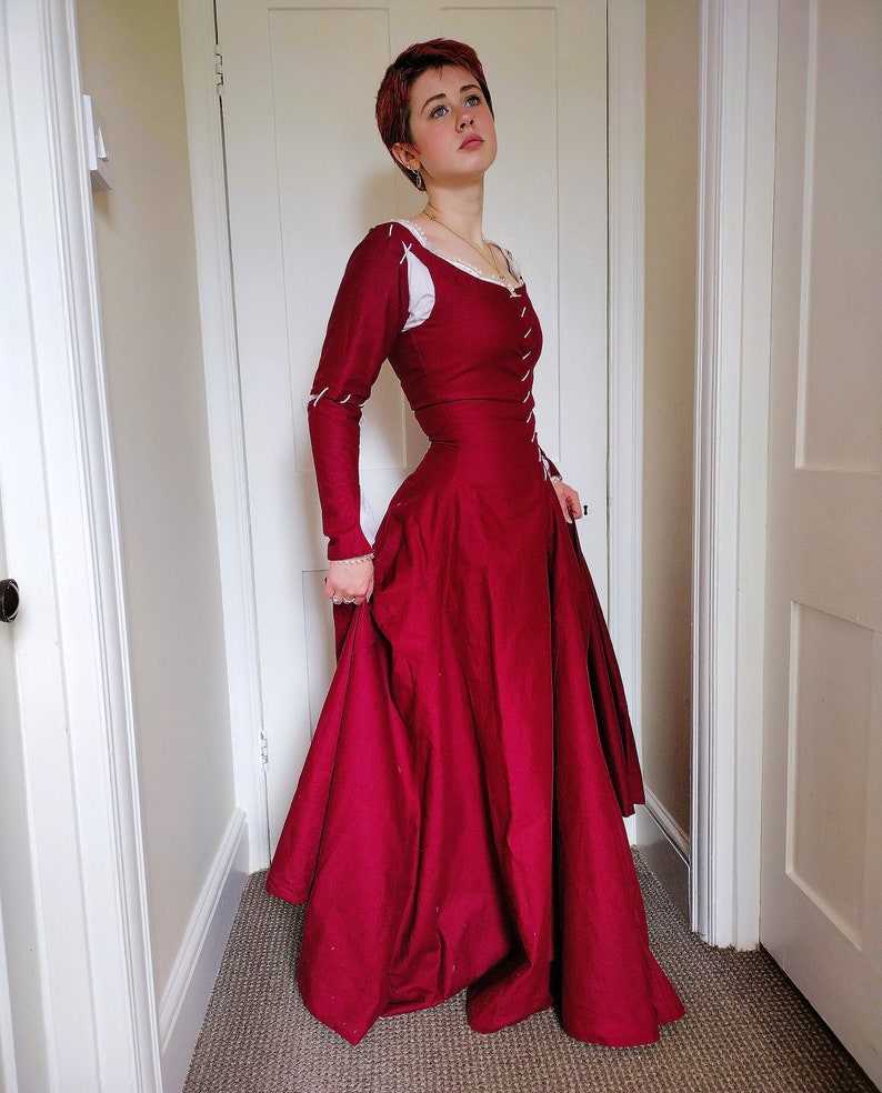14th Century Kirtle, 14th Century Dress, Medieval Kirtle, Fantasy Dress ...
