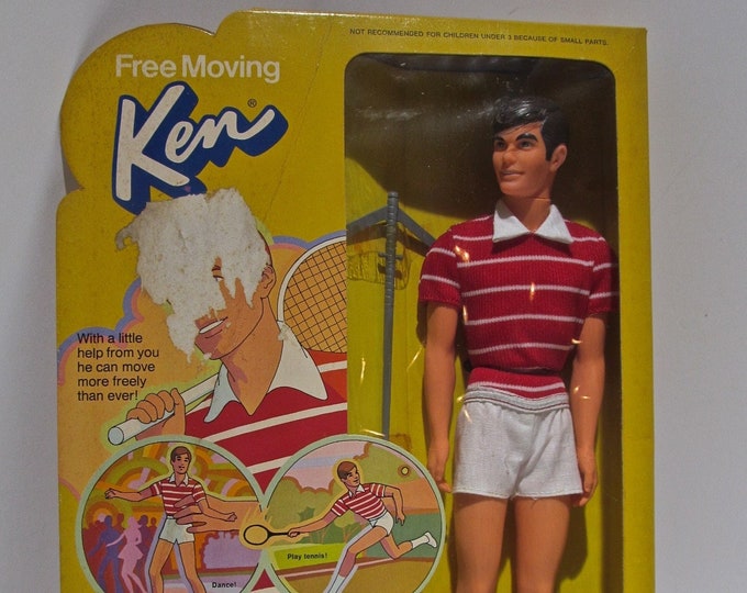 Vintage Mattel NRFB Free Moving Ken Doll, 1974 - Etsy