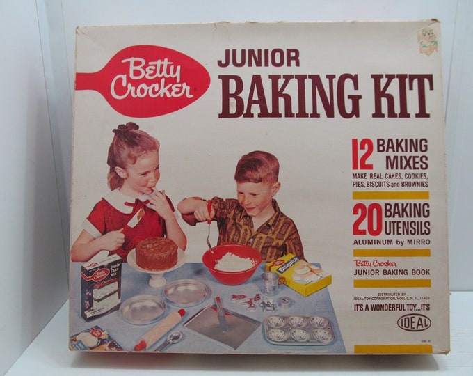 Vintage Betty Crocker Junior Baking Set, Ideal Toys, 1960's - Etsy