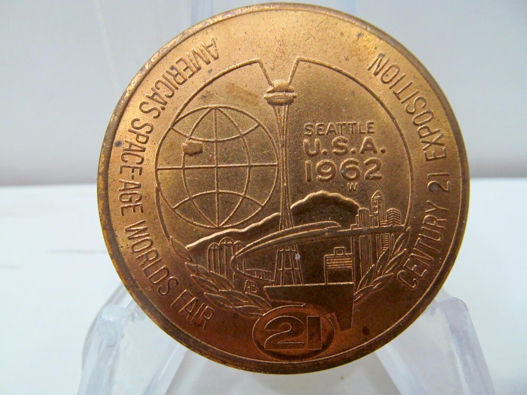 Vintage 1962 Seattle World's Fair Coin - Etsy