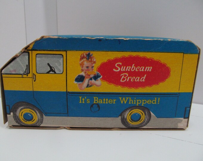 Vintage 1960's Sunbeam Bread Cardboard, Advertising Bank - Etsy