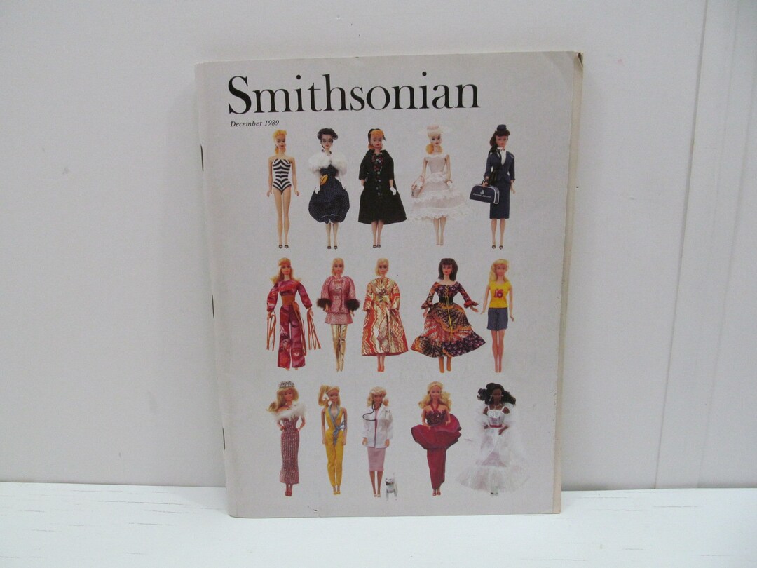 Smithsonian Magazine, December 1989 Barbie Doll Pull Out Cover - Etsy