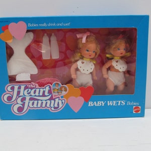 Mattel NRFB El bebé de la familia Heart moja a los bebés, 1987 - Etsy ...