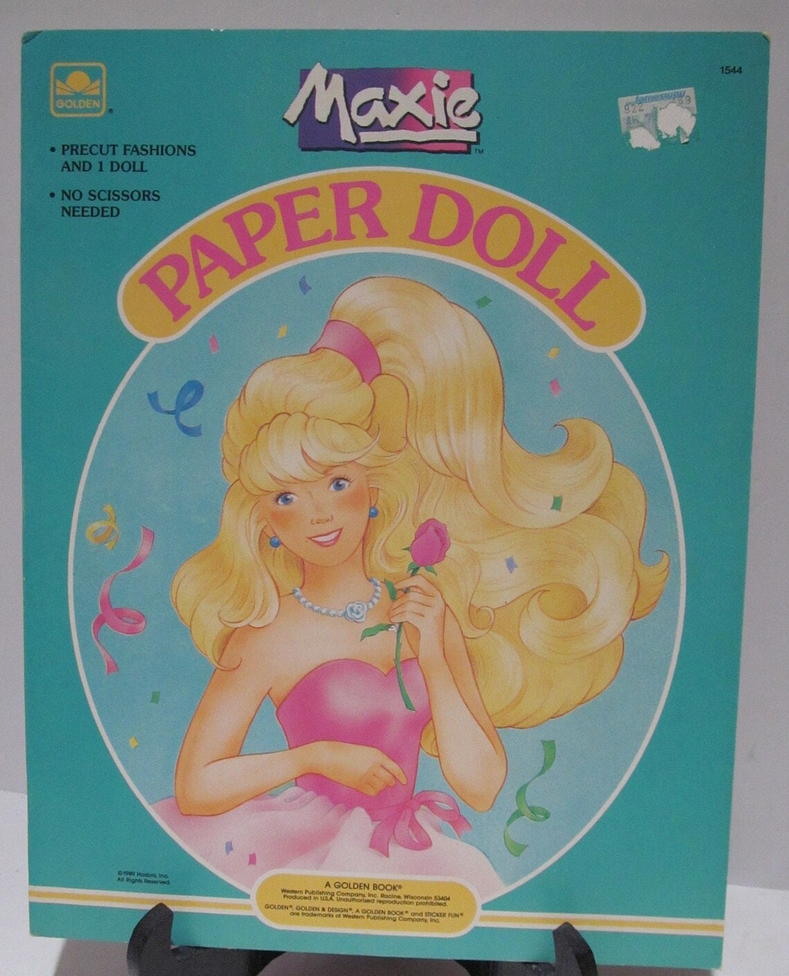 Vintage Maxie hasbro Paper Dolls Un-cut 1989 Golden | Etsy