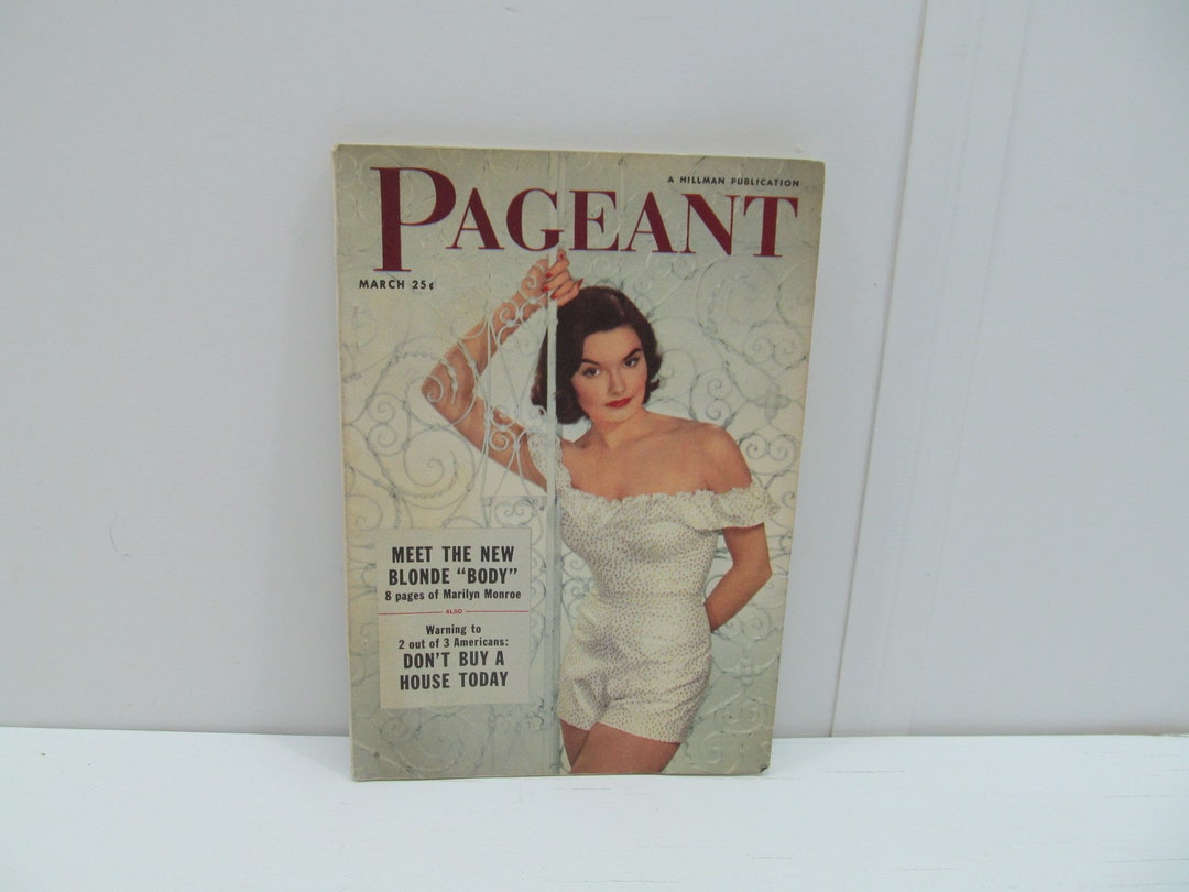 Rare Pageant Magazine, 3/1953, Marilyn Monroe Andre De Dienes Photos - Etsy