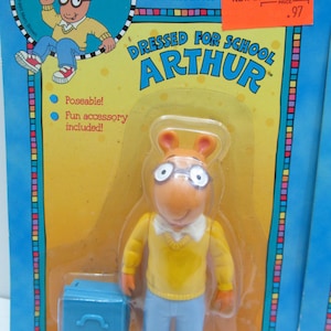 Vintage NRFC 1996 Playskool Arthur Poseable Figures Set of Three - Etsy