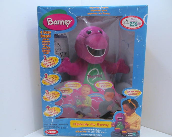 Playskool "especially My Barney, NRFB Plush Toy, Hasbro, 2000 - Etsy