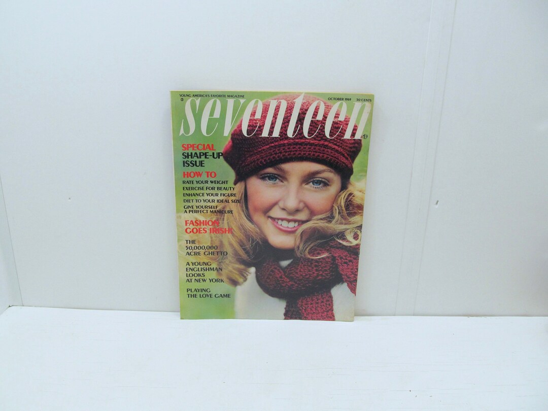 Vintage Seventeen Magazine, October 1969 - Etsy