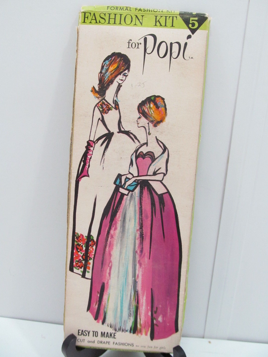 American Character 11 1/2 Inch Popi Fashion Kit, Formal, 1960's, MIB - Etsy