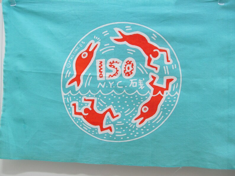 RARE, Keith Haring ISO Restaurant Banner - Etsy