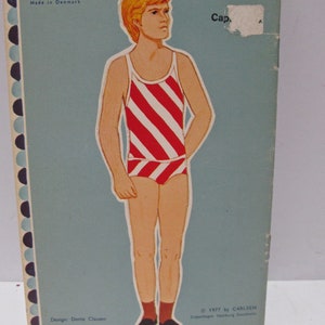 Un-cut 1977 Male Airline Pilot Paper Dolls, Carlsen - Etsy