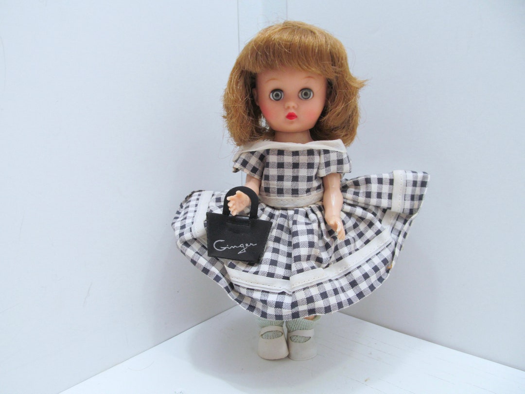 Lovely 8 Inch Little Miss Ginger Doll, Cosmopolitan Doll Co. 1950'swe ...