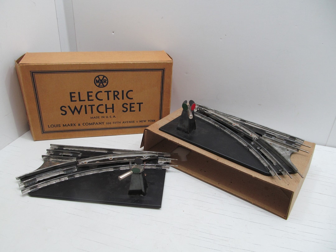 Marx Electric Train Switch Set - Etsy