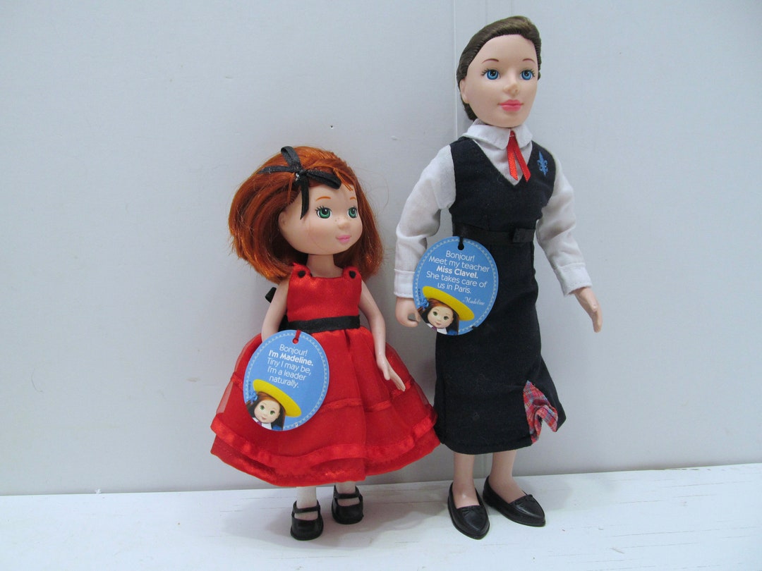 Madeline & Miss Clavel Posable Dolls, Learrning Curve, 2003 - Etsy