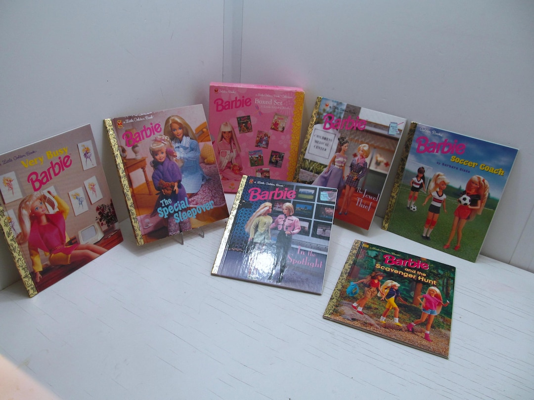 Barbie/little Golden Books Box Set Unused - Etsy