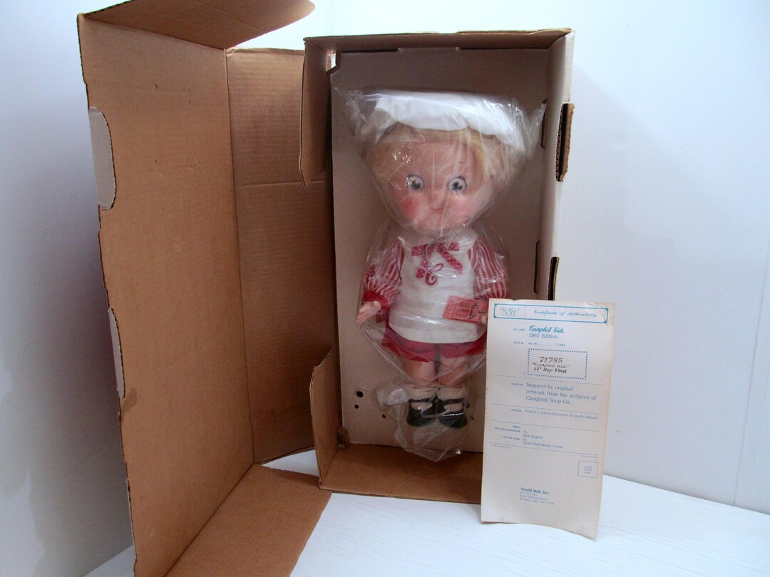 MIB Charming Campbell Kids World Doll, 17 Inch Boy, Ltd. Edition, 1990 ...