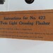 Louis Marx Twin Light Train Crossing Signal. - Etsy