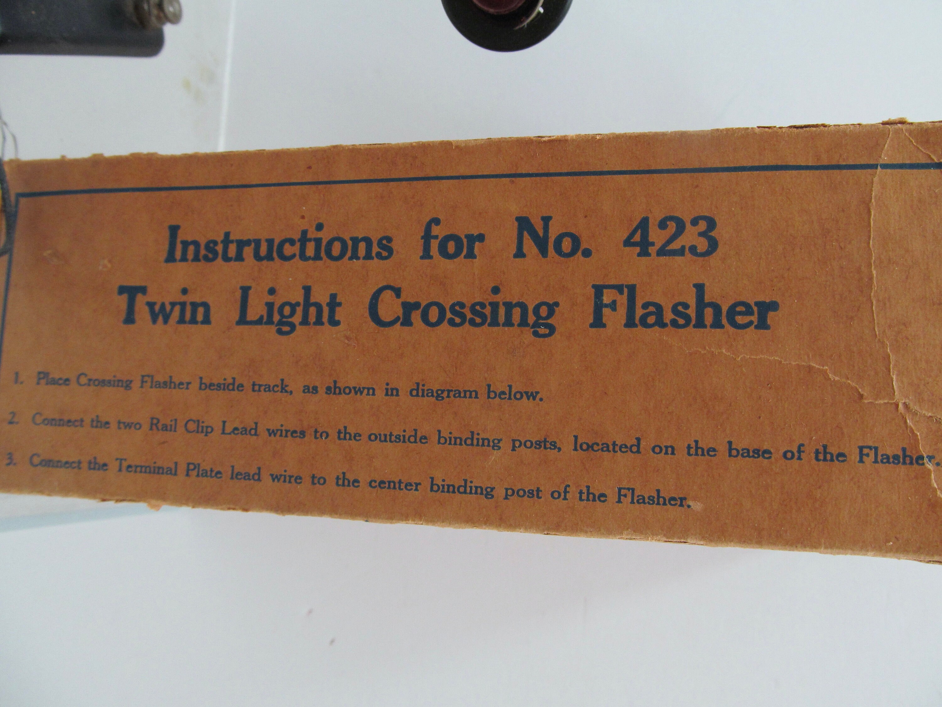 Louis Marx Twin Light Train Crossing Signal. - Etsy