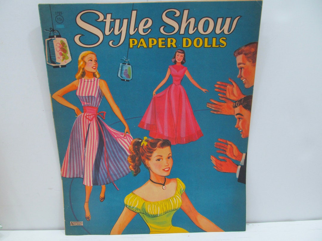 Vintage Un-cut Saalfield Style Show Paper Dolls, 1950's - Etsy