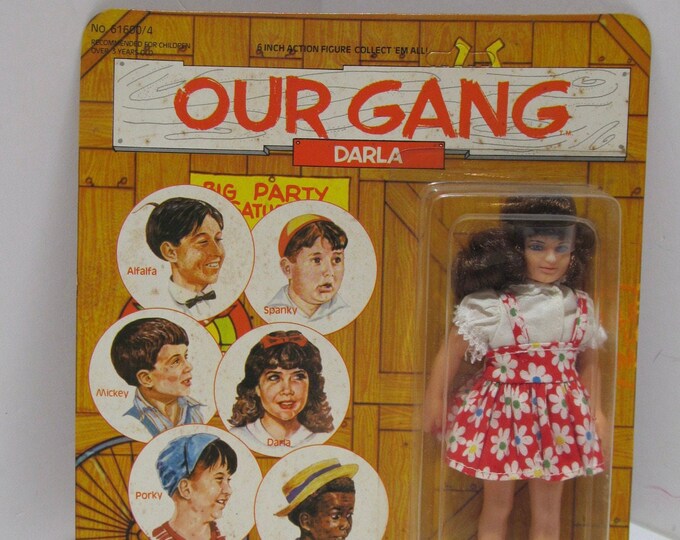 Vintage NRFC Our Gang Action Figure, Darla, Mego, 1975 - Etsy