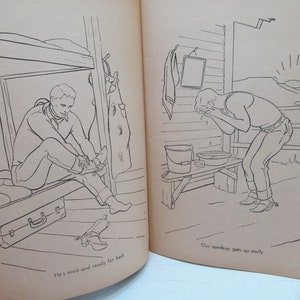 Merrill Our Cowboy Big Coloring Book W/cut Outs, 1950 - Etsy