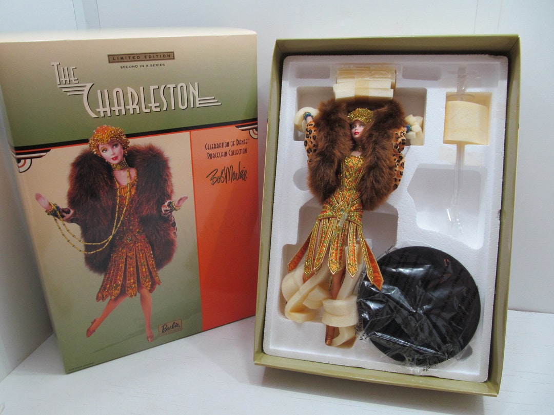 MIB Mattel the Charleston Porcelain Bob Mackie Barbie, 2000 - Etsy