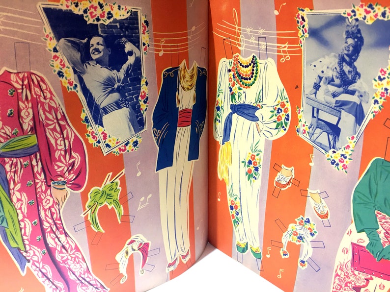 Uncut Carmen Miranda Paper Dolls 1942 Whitman - Etsy