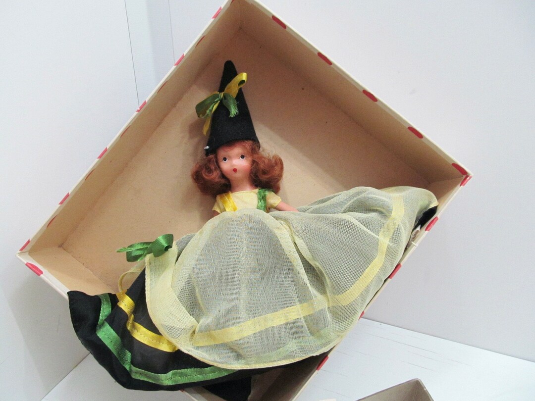 MIB Nancy Ann Bisque Storybook Doll #187 Jamuary Merry Maid for New ...
